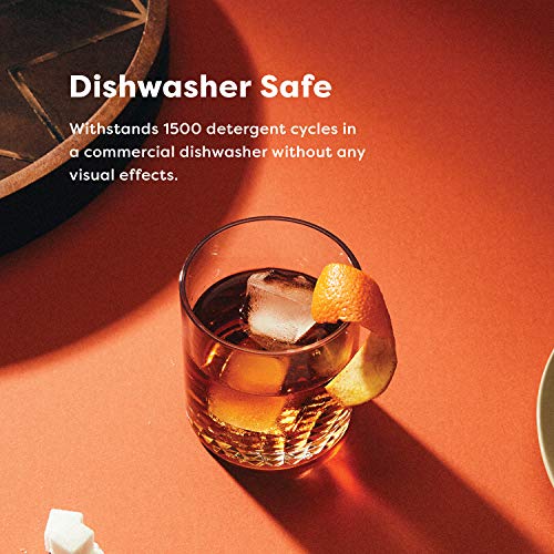 TOSSWARE RESERVE 12oz Stacking Double Old Fashioned, SET OF 24, Premium Quality, Tritan Dishwasher Safe & Heat Resistant Unbreakable Plastic Old Fashioned Glasses, Clear