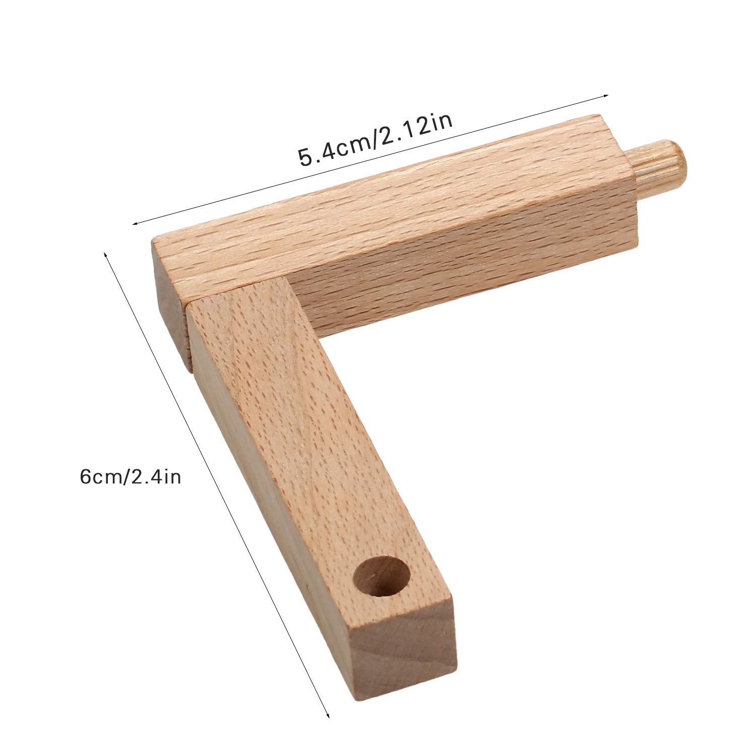 Lamp Holder,Funien Wood Bracket Moon Lamp Holder Detachable Wooden Stand for 3D Printing Moon Lamp Ball Shaped Night Light, Small Size