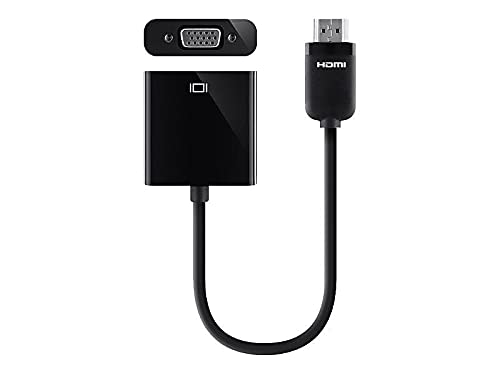 Belkin HDMI to VGA Adapter Dongle with 3.5mm Audio Jack for Portable Devices