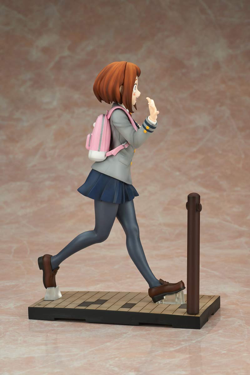 Bell Fine My Hero Academia: Konekore: Ochaco Uraraka (Uniform Version) 1:8 Scale PVC Figure, Multicolor