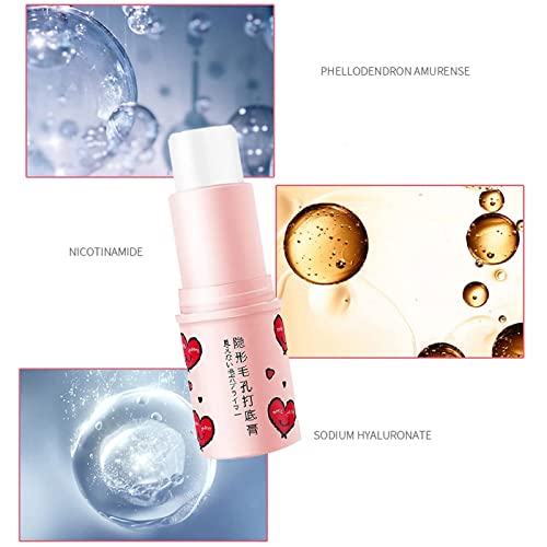 2023 New Magic Pore Eraser Waterproof Face Makeup Stick, Invisible Pore Makeup Stick, Matte Makeup Blur Stick, Moisturizing Primer Face Glitter Stick, Makeup Stick Face Makeup (2pcs)