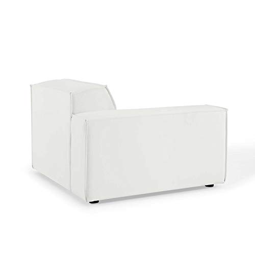Modway EEI-4114-WHI Restore 4-Piece Upholstered Sectional Sofa in White