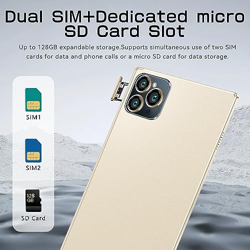 2023 New Tablet Android S23 Ultra 10.1 Inch HD 16G+512GB Global Tablette 5G Dual SIM Card or WiFi Google Play Tablets for Laptop Blue 8G 256G