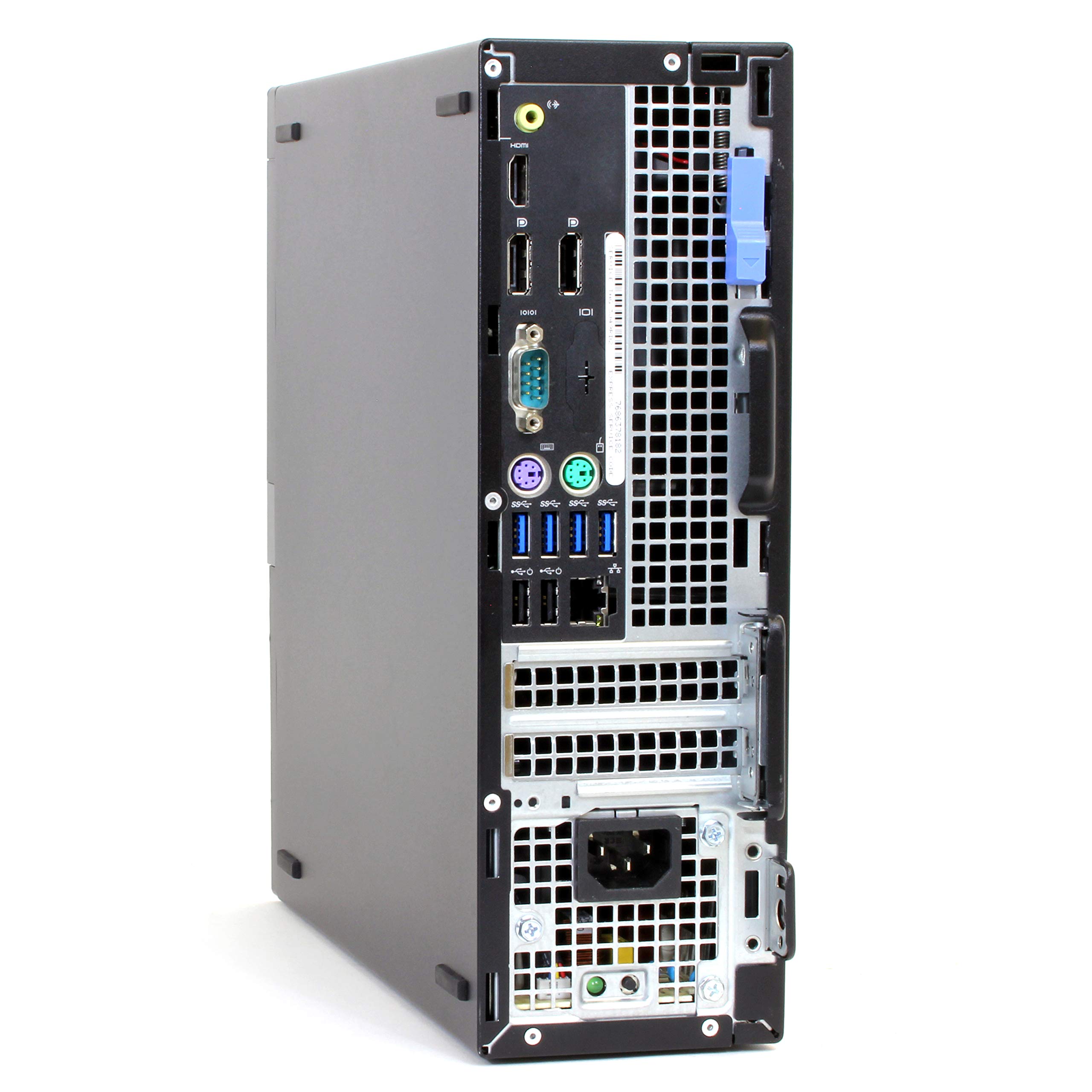 Dell Optiplex 7040 Small Form Desktop, Intel Quad Core i5 6500 3.2Ghz, 16GB DDR4, 256GB SSD Hard Drive, HDMI, Windows 10 Pro (Renewed)