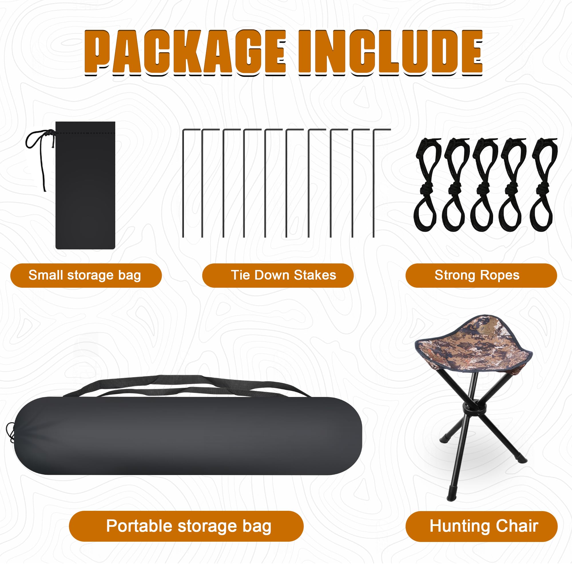 2-3 Person Auto Set See Through Hunting Blind with See-Through Hunting Blind Set