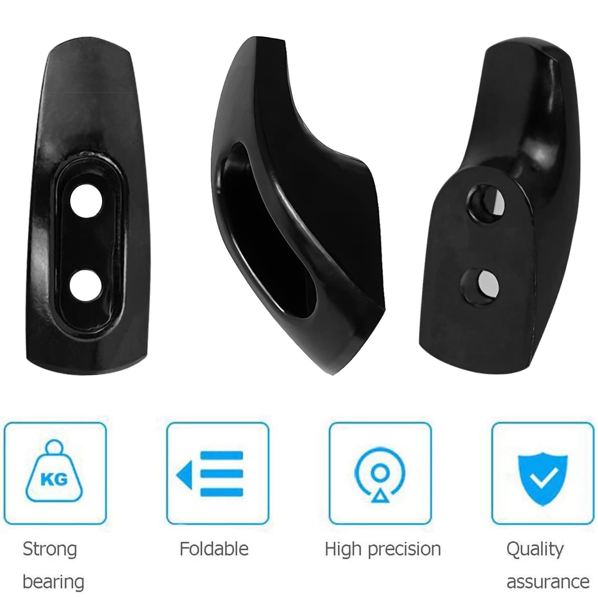 2 PCS Upgrade Hanger Hook Solid Durable Scooter Hook for Ninebot Scooter Foldable Assembly Hanging Pothook for Ninebot Segway