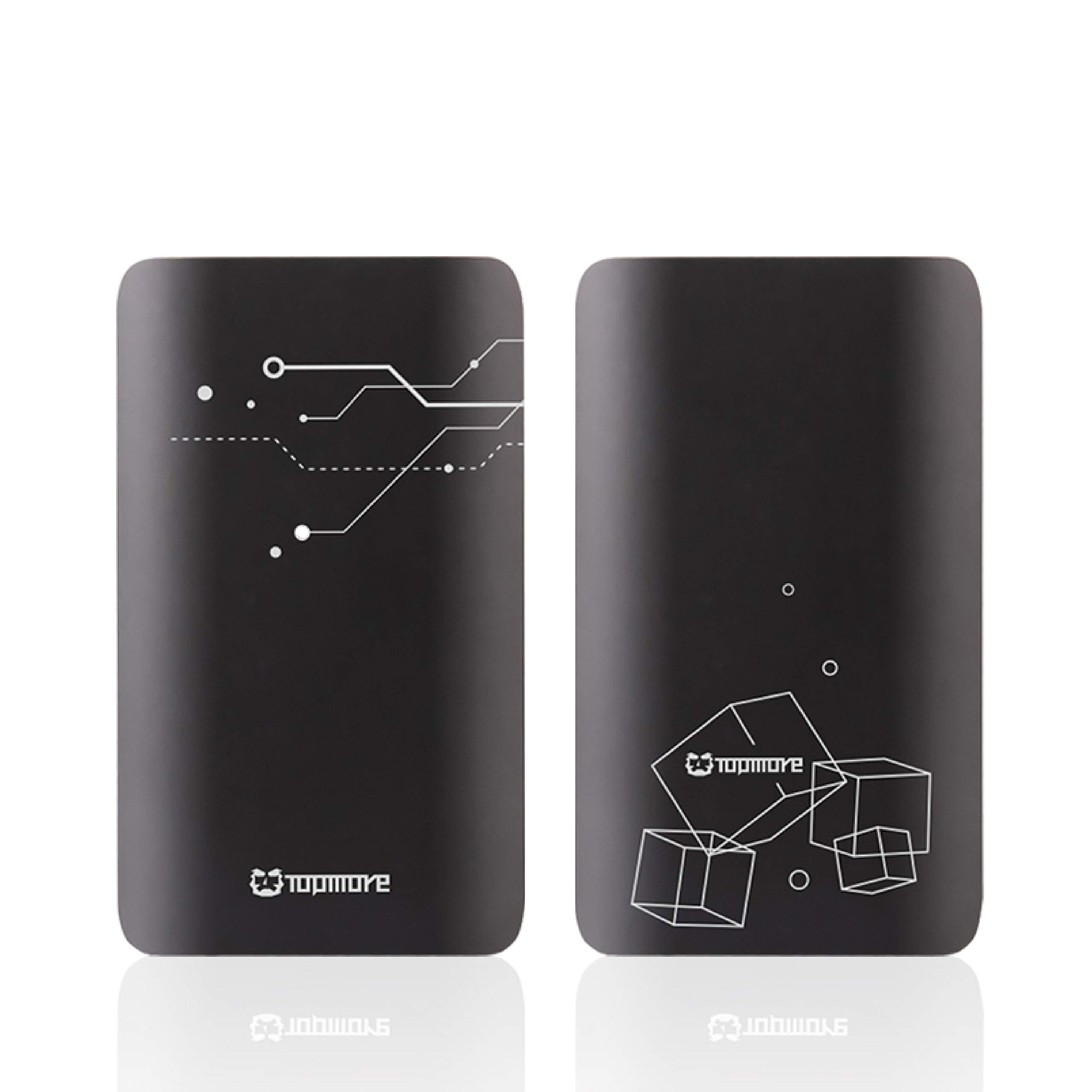 TOPMORE TS1 1TB Portable SSD TLC NAND Flash Type C External Solid State Drive - Up to 487.9MBs