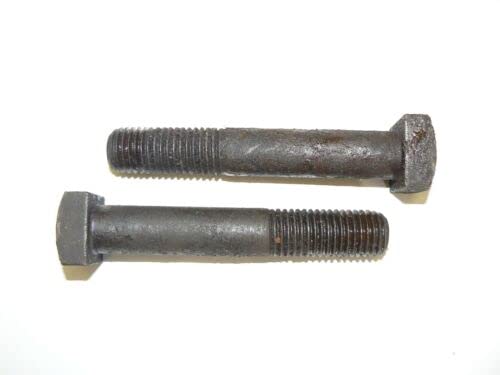 7/8"-9 x 4 1/2" Square Head Machine Bolts - Plain Steel Finish - Lot of 7 Pcs. HQ