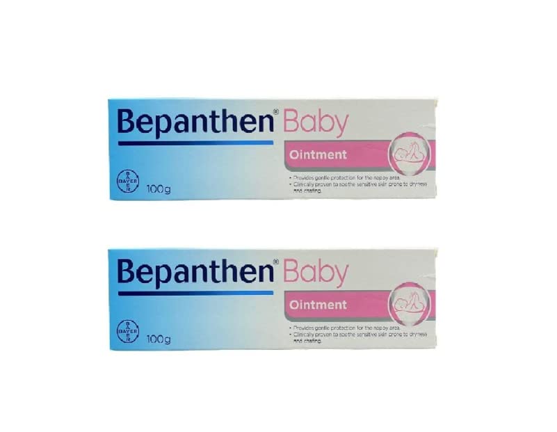 Bepanthen Diaper(Nappy) Care Ointment, 3.52 Ounce (Pack of 2)