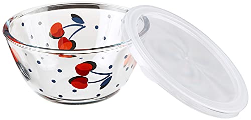 Kate Spade Vintage Cherry Dot 2-Piece Round Storage Set, 3.95 LB, Multi