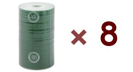 800pcs ProDisc Spin-X Mini CD-R 32X Certified Silver Shiny Blank Media with Free Vinyl Sleeves (Unit Price $0.23/pc)