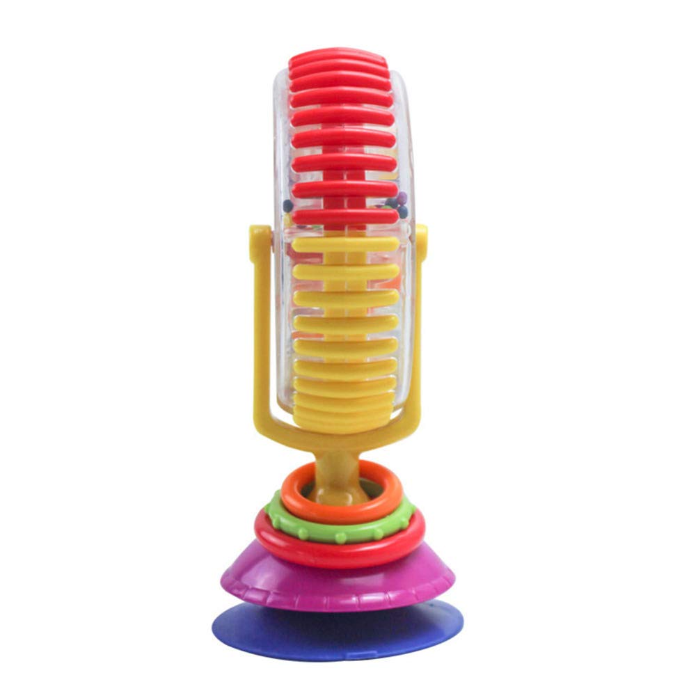 Toyvian High Chair Toy Baby Ferris Wheel Toy Suction Cup Newborn Spinner Activity Toy Newborn High Chair Rattle Interactive Development Educational Toy for Feeding Plaything, Early Development