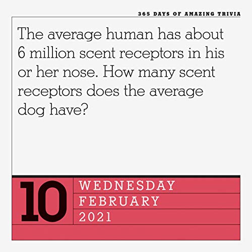 365 Days of Amazing Trivia! Page-A-Day Calendar 2021