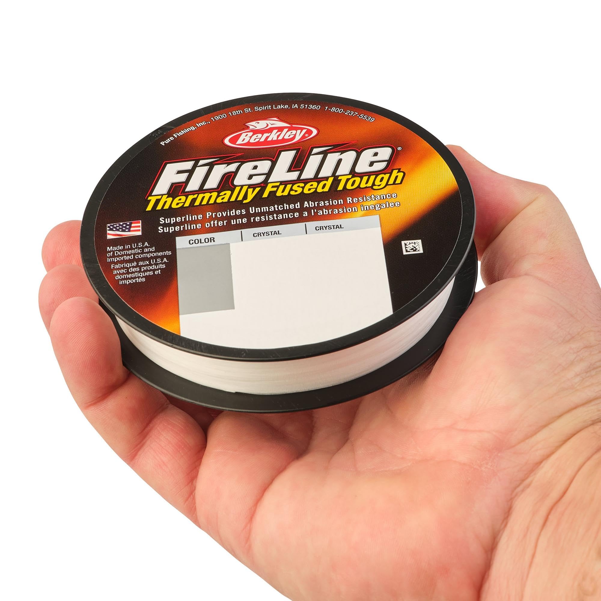 Berkley FireLine® Superline, Smoke, 10lb | 4.5kg, 125yd | 114m Fishing Line, Suitable for Freshwater Environments