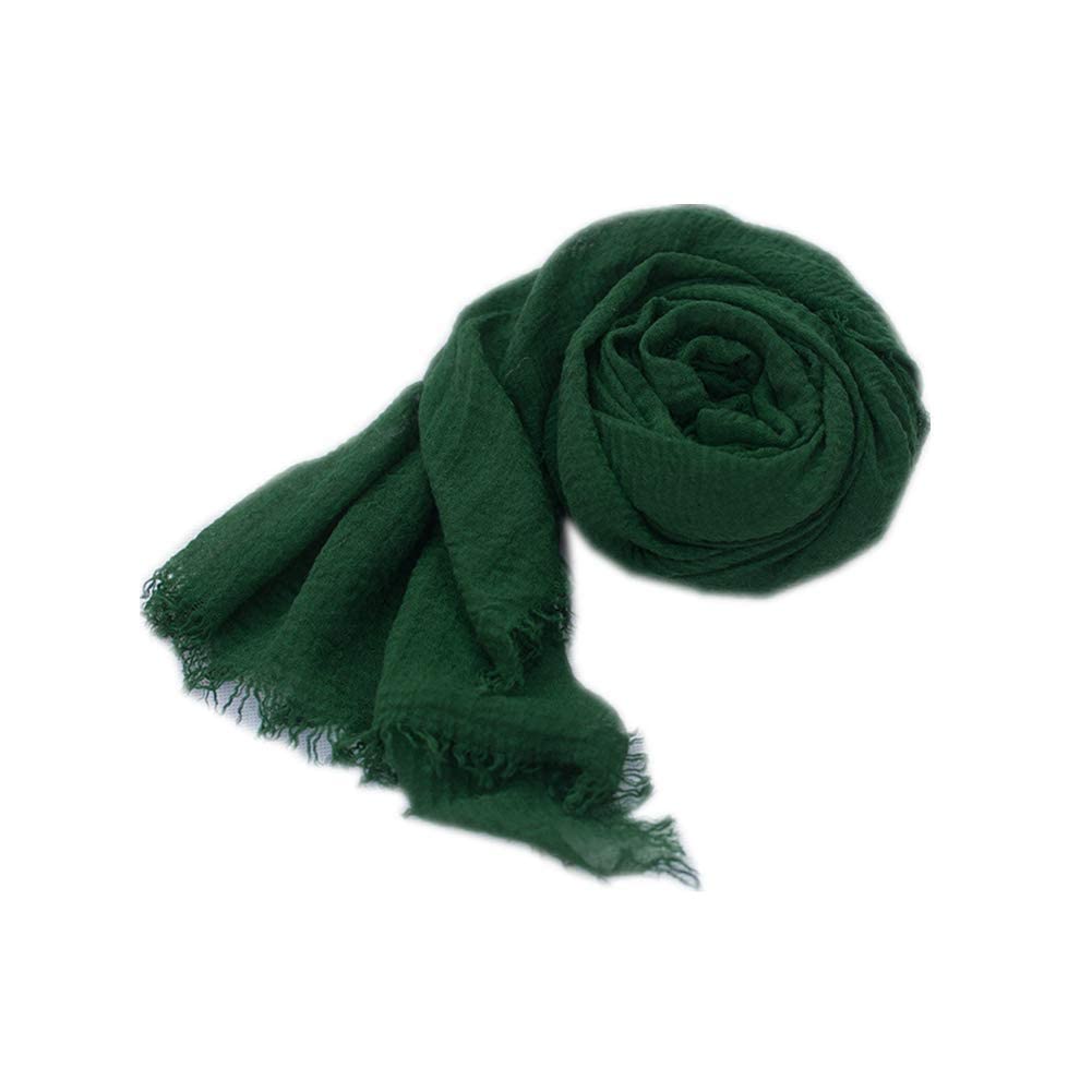 Coberllus Newborn Baby Photo Props Blanket Swaddle Ripple Wrap for Boy Girls Photography Shoot (Green)