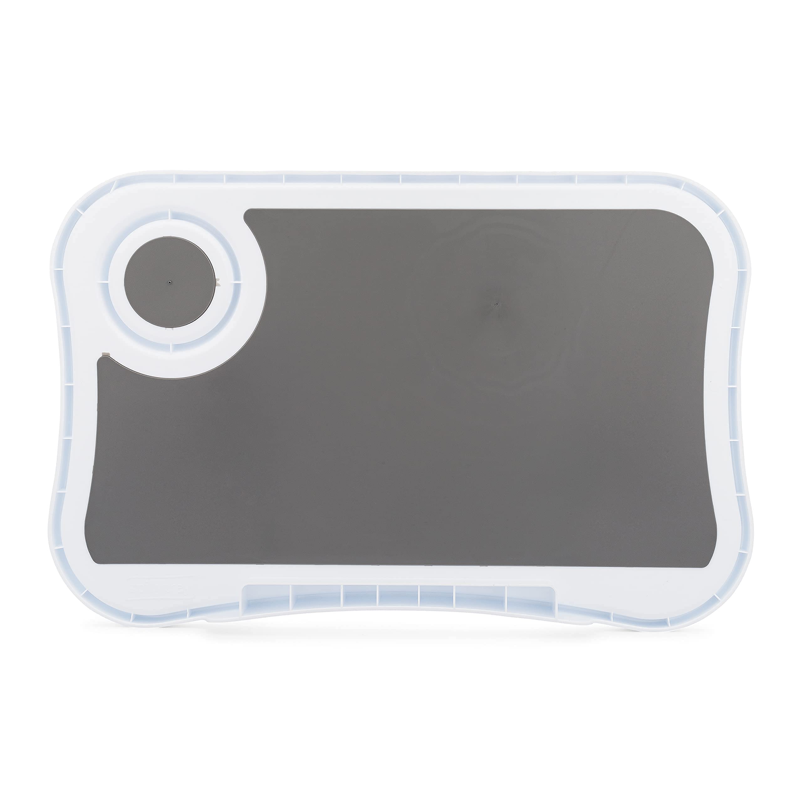 SpillyTray | Hard Plastic Kid's Placemat with Elevated Ridge and Non-Slip Surface on Bottom | Multi-use Kid's Tray | Contain Mealtime Spills and Craft Messes Within Child's Tray | BPA Free