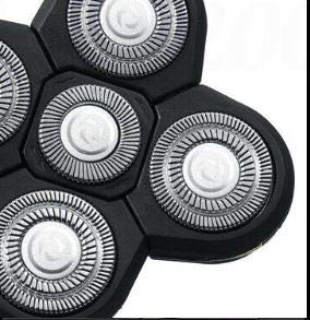 Premium Replacement 5 Blades System Shaving Heads Fit for Bald Shavers for Men