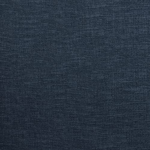 Flash Furniture Delphine Convertible Split Back Sofa Futon - Navy Faux Linen Upholstery - Solid Wood Legs - Curved Armrests - Sleeper Couch for Small Spaces