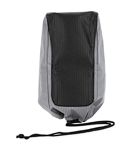 Camco Electric Tongue Jack Head Cover- Protects Your Electric Tongue Jack from Harmful UV Rays, Excess Moisture and Dirt and Debris (48356), Black,Grey