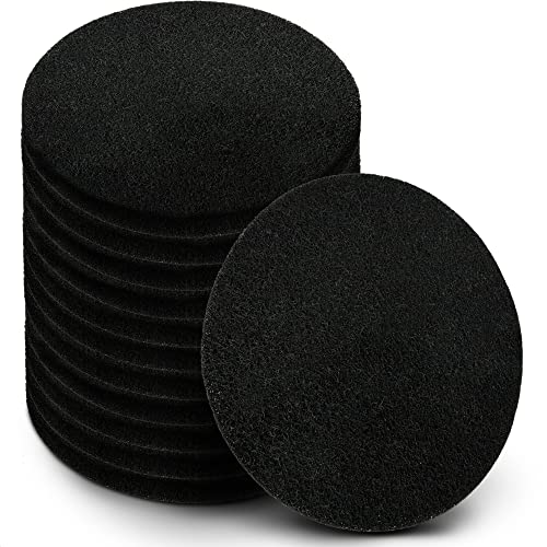Activated Charcoal Filter Kitchen Compost Bin - 12Pcs Replacement Charcoal Filters Countertop Compost Bucket for Kitchen Countertop - Garbage Pail Odor Control Activated Carbon Adsorption Refill Set
