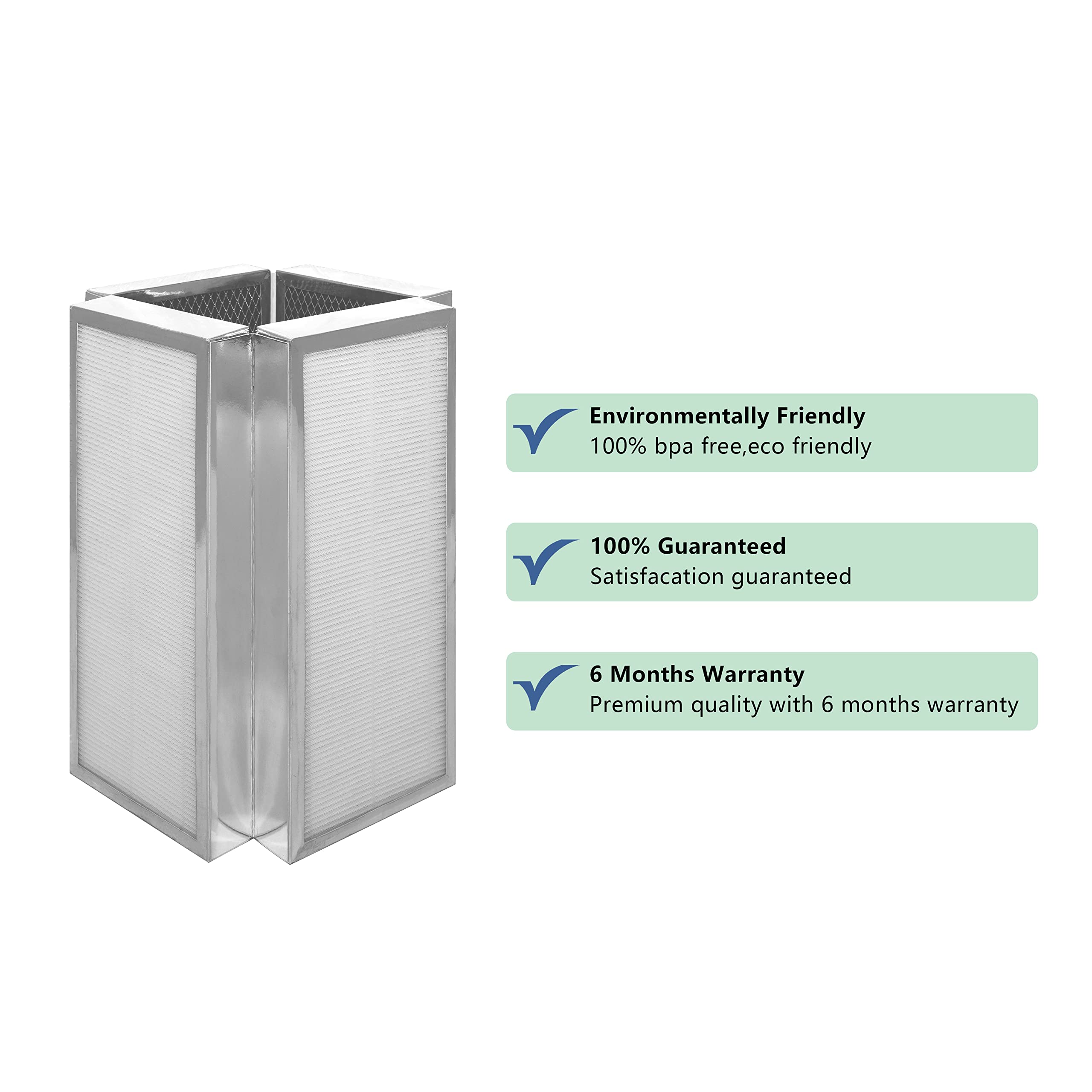 Basum MA-50 Replacement Filter, Compatible with Medify MA-50 Air Purifier, 3-in-1 H13 True HEPA Filter, 1 Pack
