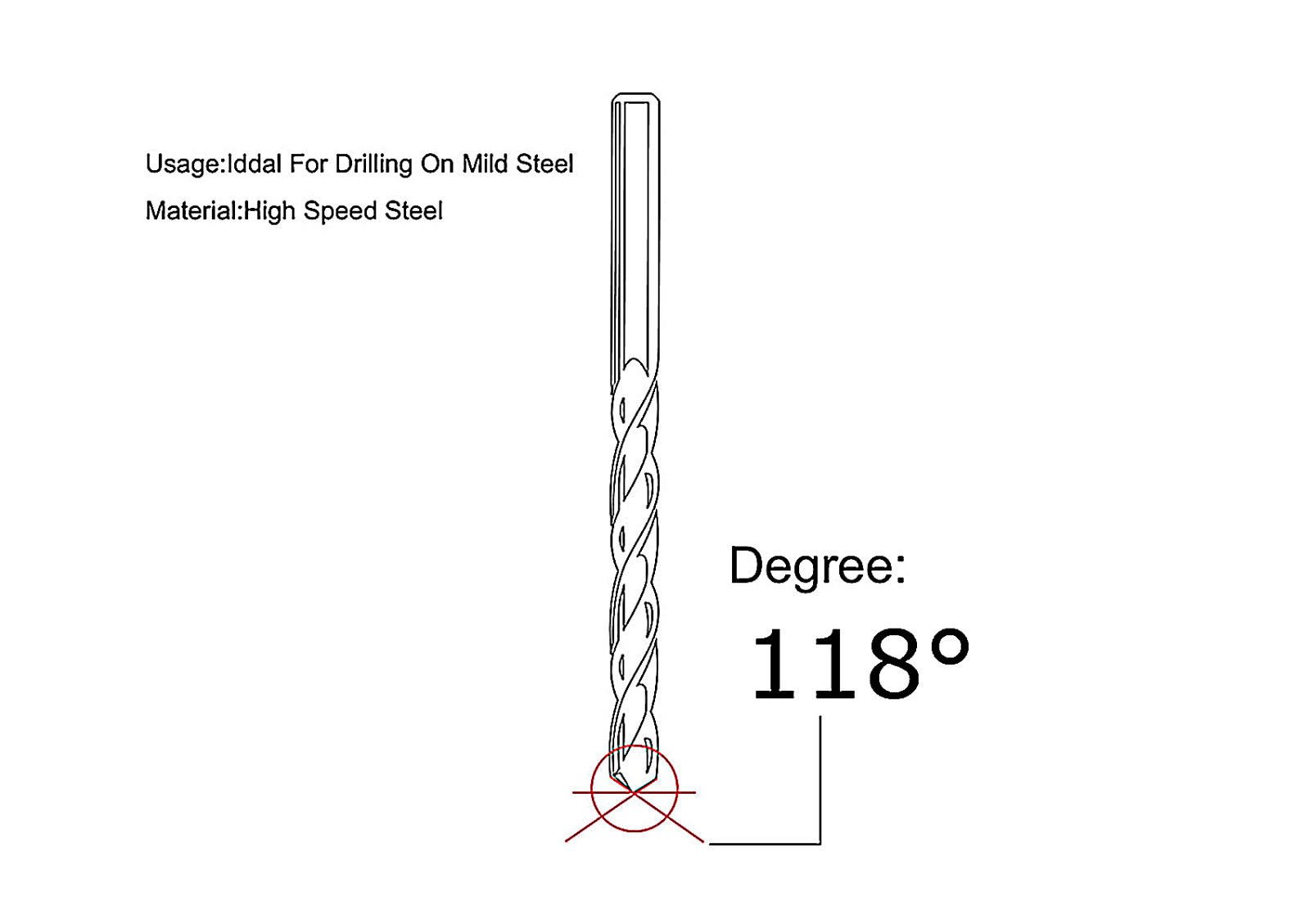 60PCS,Black and Gold Twist Drill Bits, 1/16", 5/64", 3/32", 7/64", 1/8" [10pcs for Each]