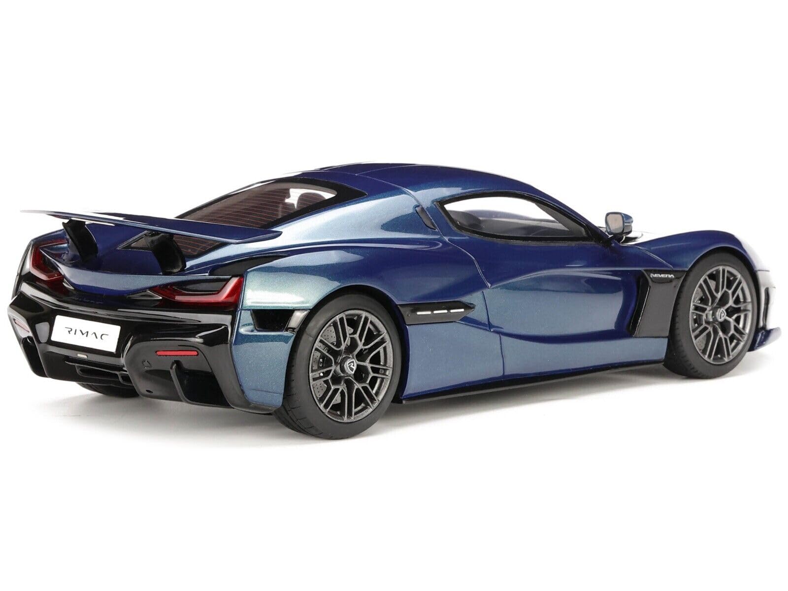 2021 Rimac Nevera Blue Metallic 1/18 Model Car by GT Spirit GT405