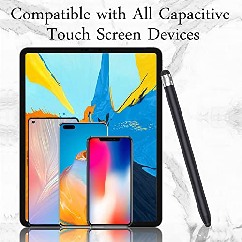 4 Pack Stylus for iPad Luntak Stylus Pens for Touch Screens 2-in-1 iPad Pencil Universal Rubber iPad Stylus Touch Screen Pen iPad Pen Compatible with iPad Mini/iPhone/Galaxy Note/Huawei/Xiaomi/Android