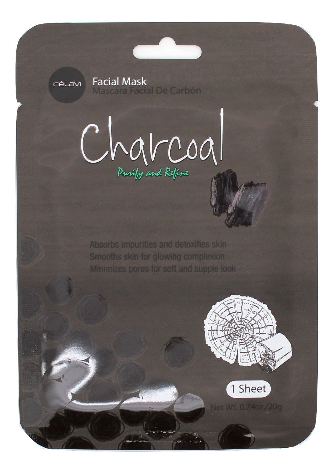 Celavi Essence Facial Face Mask Paper Sheet Korea Skin Care Moisturizing 9 Pack (Mix of 9)