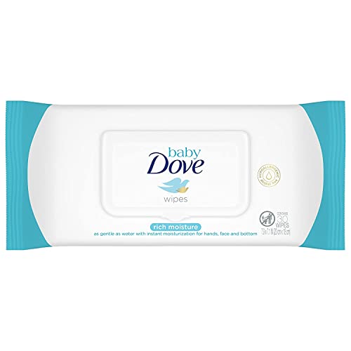 Dove Baby Wipes Rich Moisture 30 Count (6 Pack)