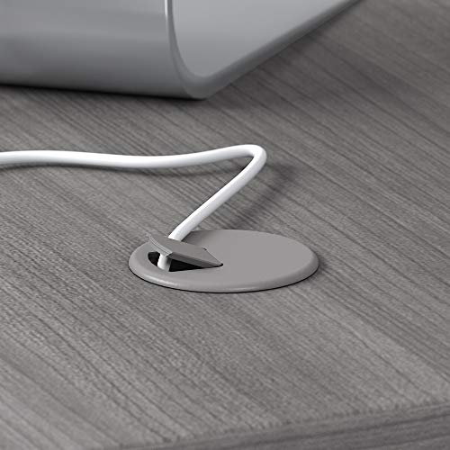 Bush Business Furniture Studio C Home Office Desk, 72W x 36W, Platinum Gray