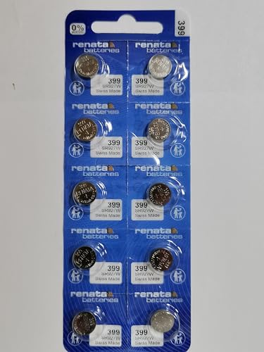 Best Price Square 10 x Renata 399 Swiss Made Lithium Coin Cell Battery