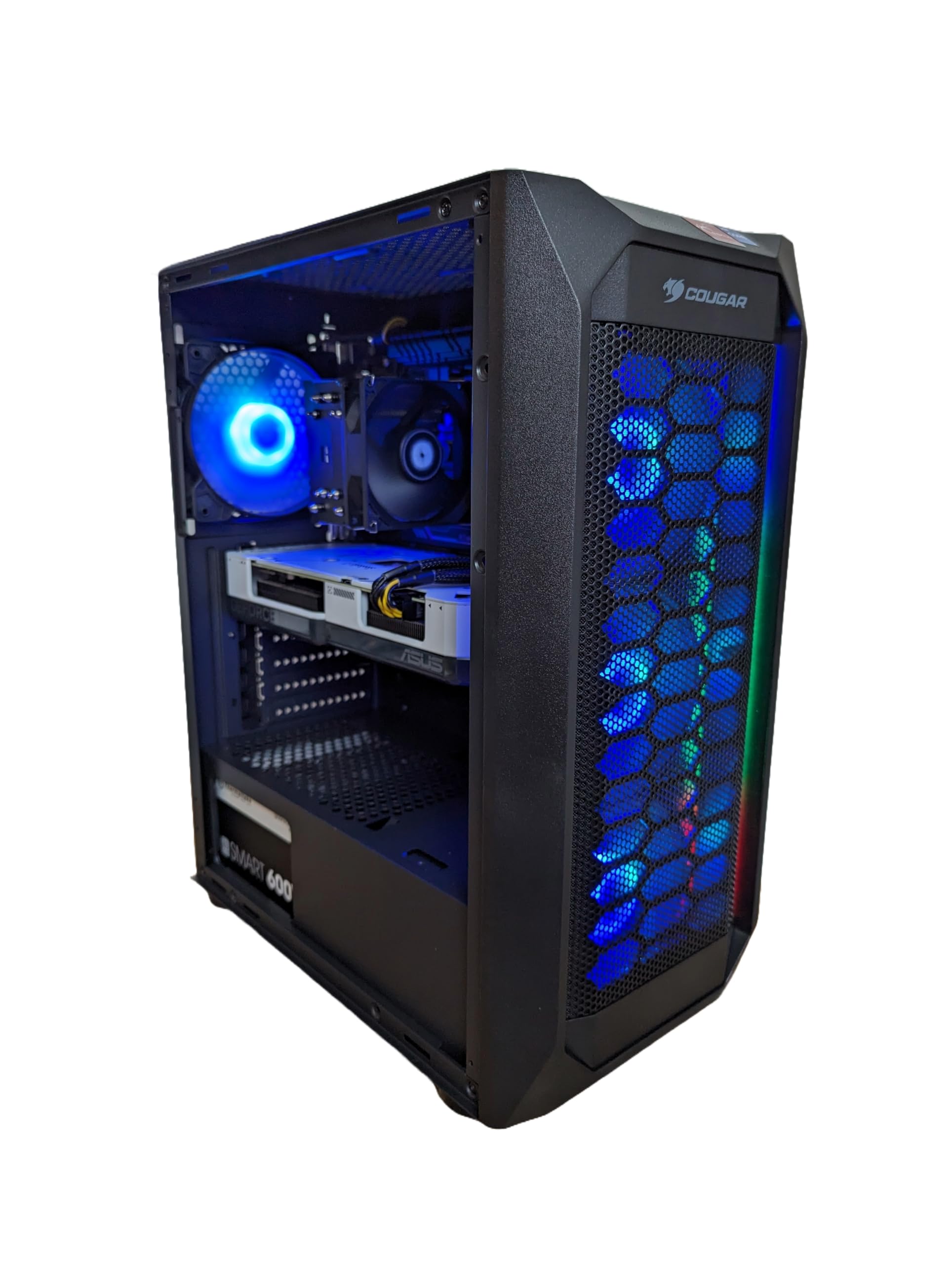 Centaurus Helios 3 Gaming PC, Intel i7 12700K, GeForce RTX 4060, 32GB RAM, 1TB NVMe SSD, Windows 11 PRO, AC WiFi. Fast Desktop Computer for Gamers and Professional apps, VR Ready, RGB, Glass Window!