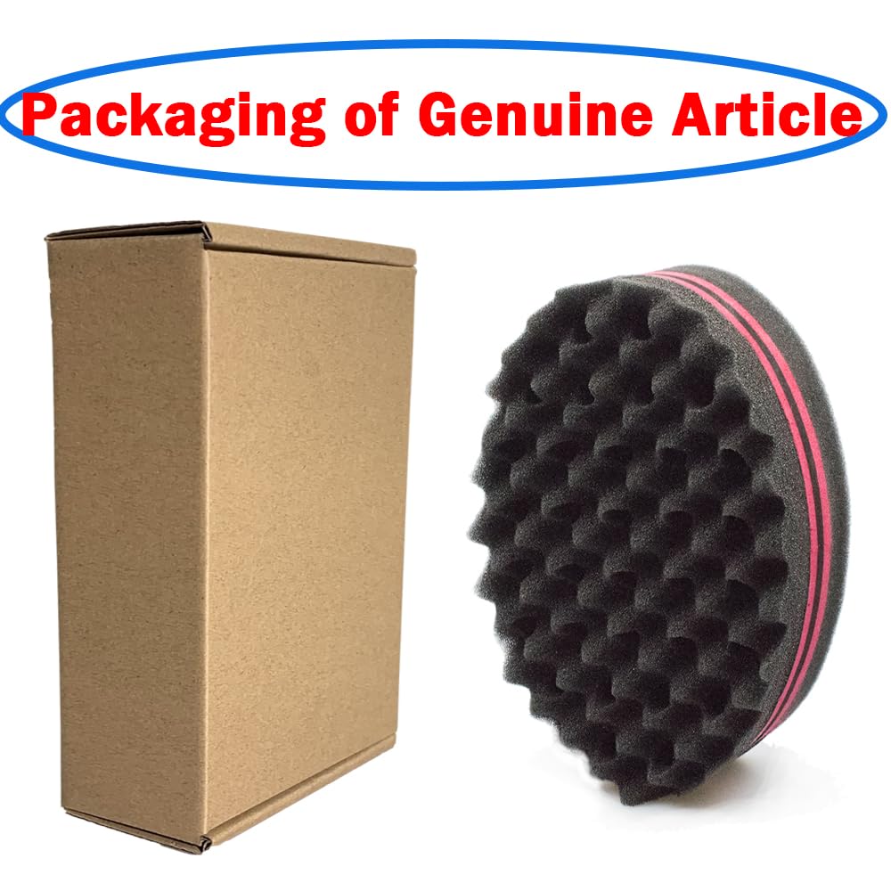 Small Holes Hair Sponge for Twists and Dreads Barber Afro Wave Nappy Curling Sponge Brush for Curls Women Men Natural Hair 1 Pcs