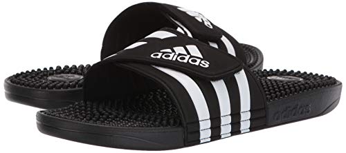 adidas Performance adissage Sandal, black/white/black, 11 M US