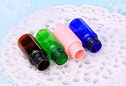 6PCS 10ML 0.34oz BPA Free Brown Empty Portable Pump Press Bottles Jars Pot Container For Makeup Foundations Cosmetic Skin Care Lotion Cream Liquid Essential Oils Serums