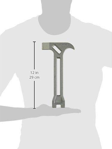 4 in 1 Emergency Tool: Gas & Water Shut Off, Pry Bar, 4 in 1, Non Sparking, Emergency earthquake Gas Shut Off Valve - Fireman Tools - Tool Emergency - Emergency Tools - Gas Turn Off Wrench - Tern Tool