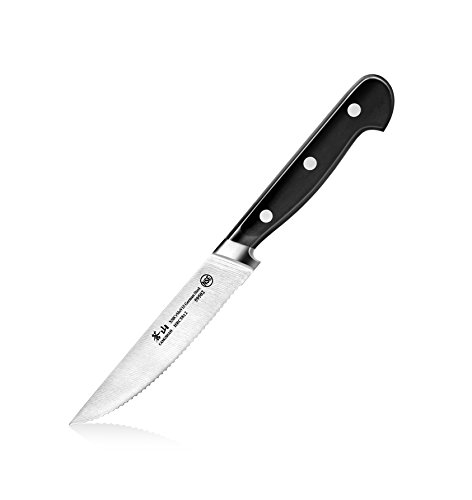 Cangshan V2 Series 1020373 German Steel Forged 4-Piece Steak Knife Set, 5-Inch Blade
