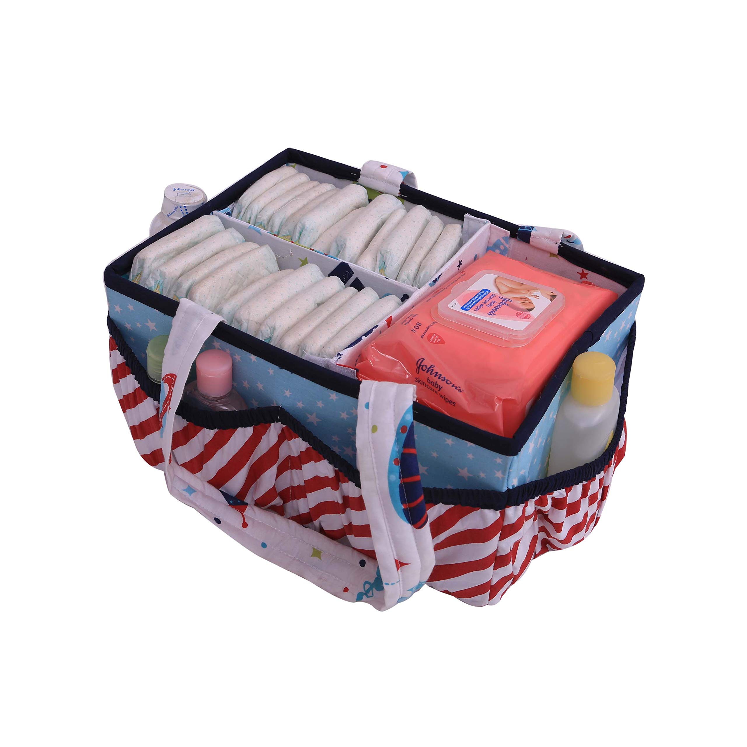 Bacati Space Multicolor Nursery/Kids Room Storage (Nursery Storage Caddy)