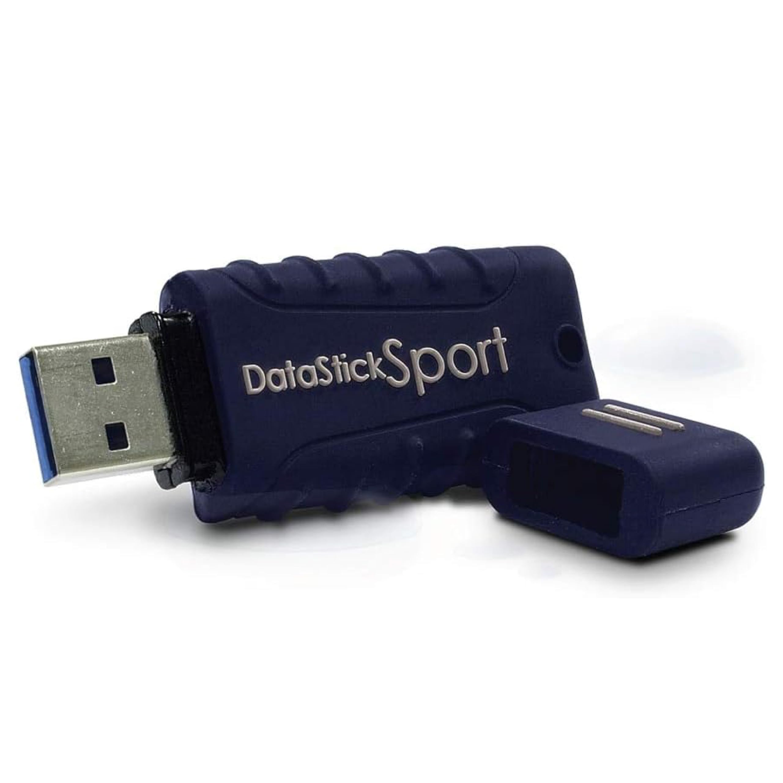 Centon Electronics MP Essentials DataStick Sport USB 3.0 Flash Drive, Waterproof USB Drive, Shock-Resistant Silicon Case, Versatile USB Stick, 128 GB Storage Capacity, Navy Blue