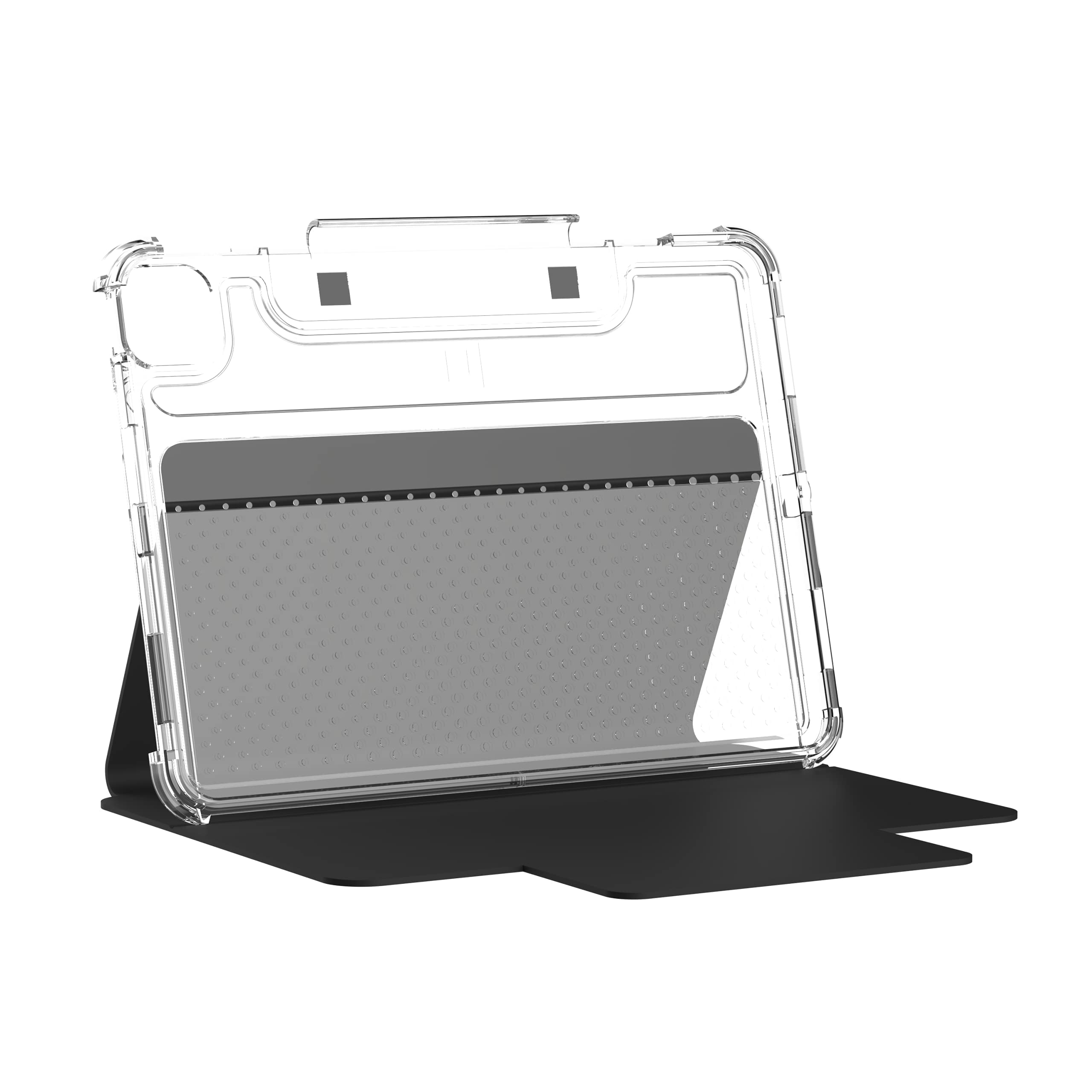 URBAN ARMOR GEAR [U] by UAG iPad Pro 11" (4th/3rd Gen 2021-2022), iPad Air 10.9 (5th/4th Gen) Case Lucent Slim Shockproof Smart Folio Protective Cover with Auto/Sleep Wake & Pencil Holder, Black/Ice