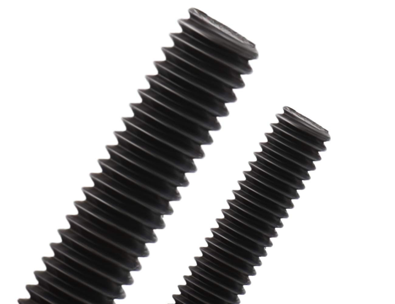 Socket Head Cap Screw, 1/4-20 x 1, Alloy Steel, Black Oxide, Hex Socket Coarse Thread, 1/4 inch Hexagonal Allen Bolt, Length: 1 inch, Full Thread (Quantity: 20)
