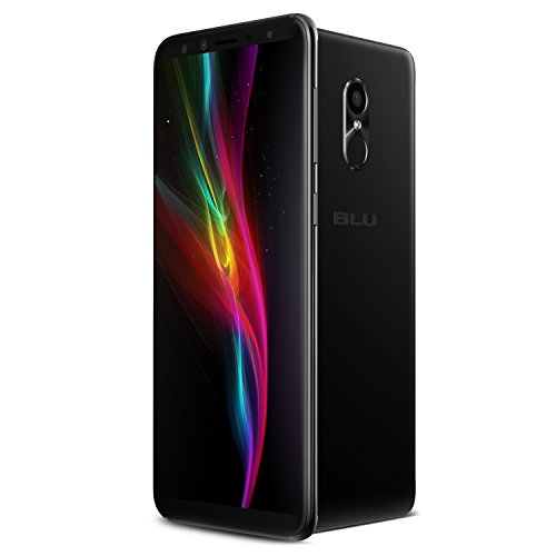 BLU Pure View -32GB +3GB RAM, 5.7β HD+ 18:9 Display Smartphone with Dual Front Selfie Cameras -Black