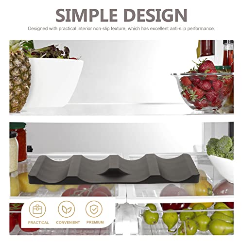 1pc Beer Storage Mat Beverage Refrigerators Stackable Soda Can Countertop Silicone Holder Freezers Wine Tray Car Stands Beer Holder Pantry Organizer Storage Rack Desktop