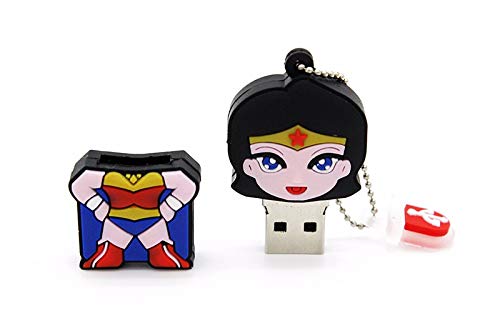 2.0 Wonder Woman Super Hero 32GB USB External Hard Drive Flash Thumb Drive Storage Device