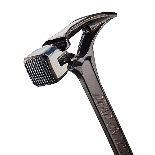 Dead On Tools - Steel Hammer (Milled Face, 22 oz.) (DOS22M-HD)