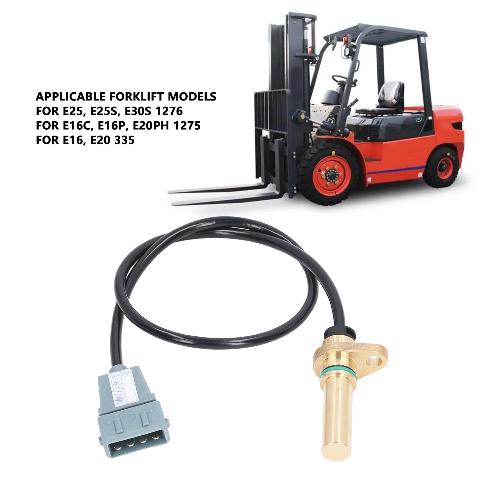 7917415537, Brass ABS Safe Forklift Sensor Forklift Speed Sensor Replacement for E20PH 1275 for E25