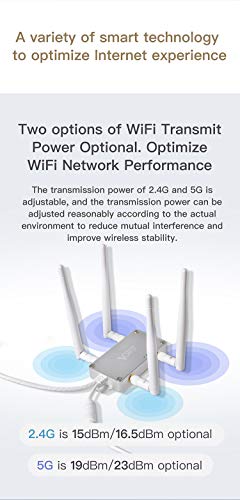 VONETS VBG1200 Industrial Mini Dual Band 2.4GHz/5GHz WiFi Bridge/Router/WiFi to Ethernet Adapter/AC1200 WiFi Signal Range Extender 1 RJ45 Male (10/100Mbps) USB/DC Powered for DVR IP Camera AGV