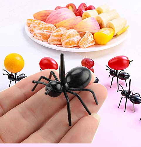 Ant Toothpicks Fruit Dessert Fork (24Pcs) β OOTSR Reusable Ant Food Pick Animal Appetizer Forks for Snack Cake Dessert with Storage Box for Kitchen Baby Shower Wedding Birthday Party