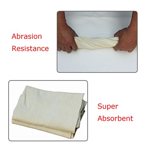 Car Nature Chamois Real Leather Washing Cloth Cleaning Towel Wipes Clean Cham H88 (40X70cm)